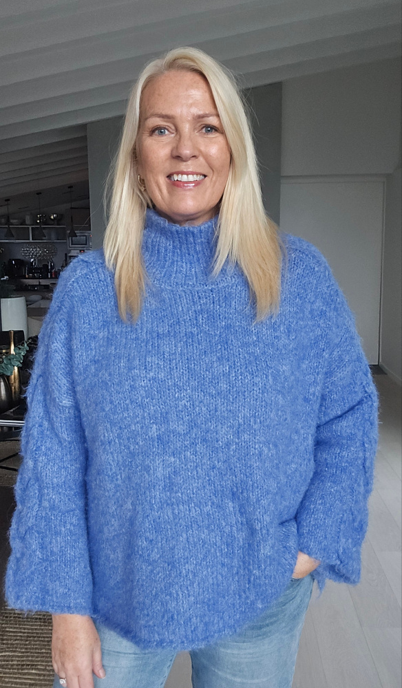 SNUGGLE KNIT - ( genser 7038 ) - light blue - Shop by Sorthe